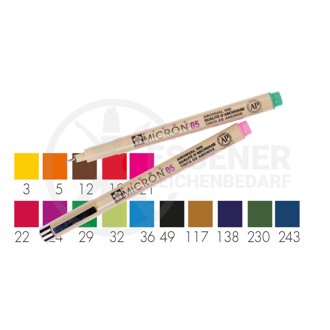 Pigma pens store